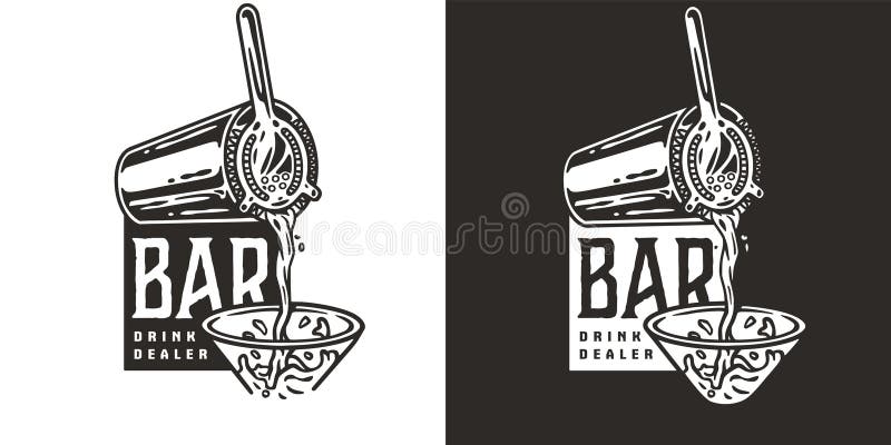 Bartender Boston Shaker with Martini for Bartending. Metal Cocktail ...