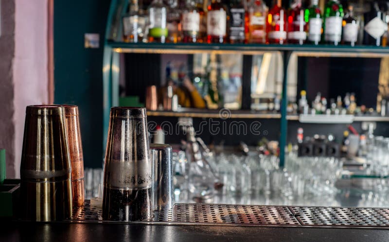 Bartender`s tools stock image. Image of cook, server - 267220993