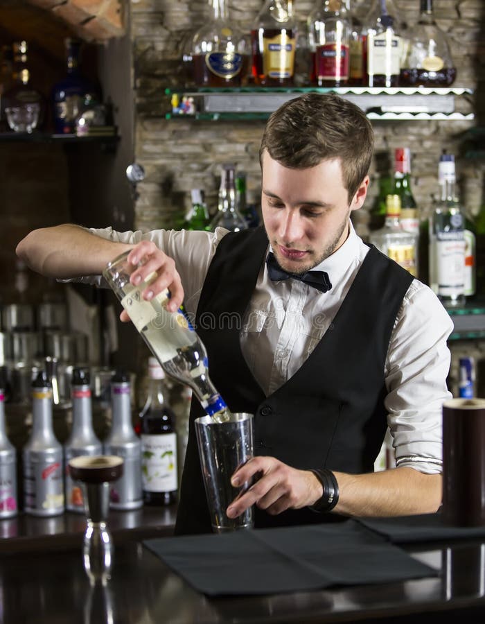 Bartender stock image. Image of night, occupation, people - 35786833