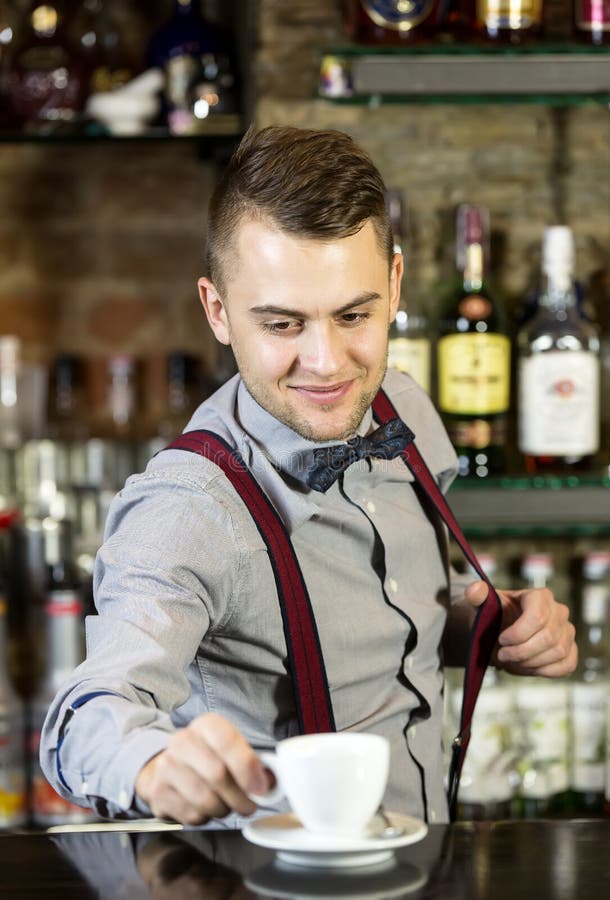 Bartender stock image. Image of club, business, barkeeper - 36037309