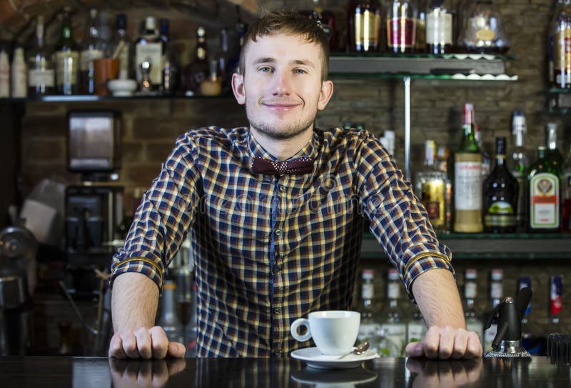 Bartender stock photo. Image of male, barkeeper, mixing - 36155280