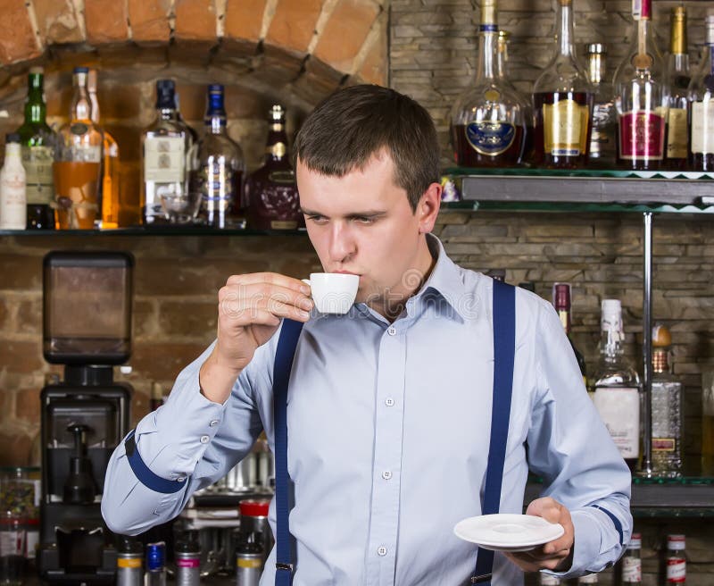 Bartender stock photo. Image of alcohol, glasses, people - 36445606