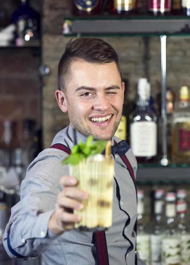 Bartender stock photo. Image of alcohol, bartender, casual - 45023194