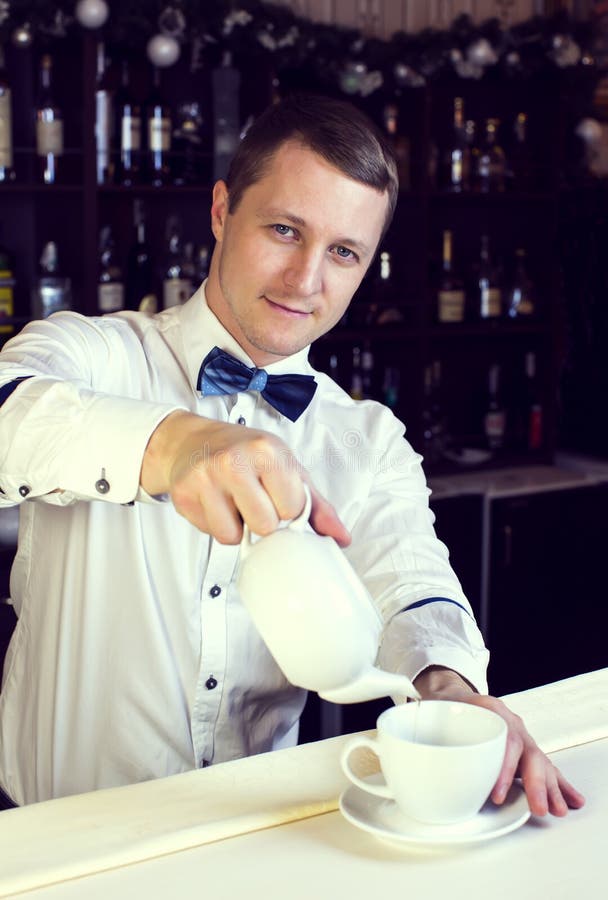 Bartender stock photo. Image of party, bottles, barman - 58792666