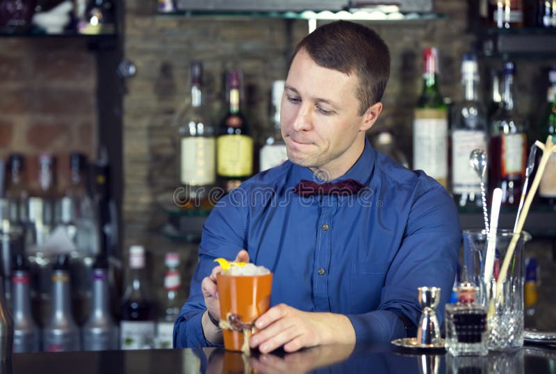 Bartender stock image. Image of night, nightlife, people - 59822857