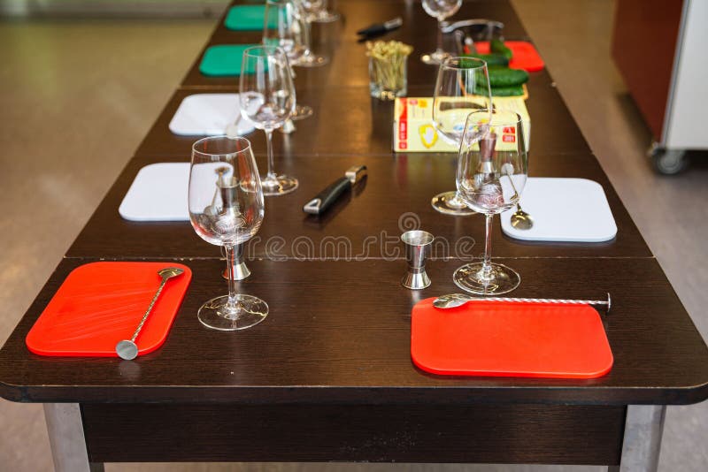 Bartending Training Setup Bar Tools Stock Photos - Free & Royalty-Free ...