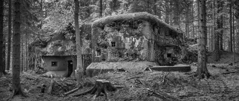 Bartosovice, an Old Closed Infantry Blockhouse Built in the Forest ...