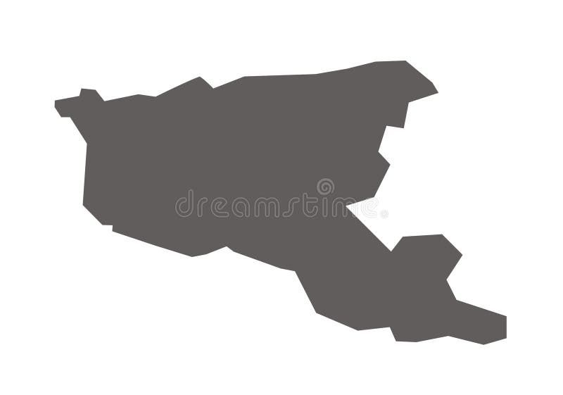 Barwani Katni District Map Highlighted on Madhya Pradesh State Map ...