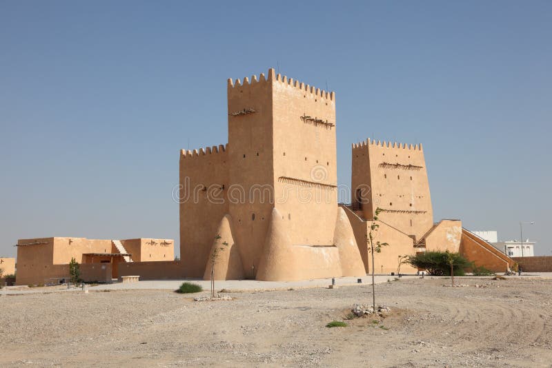Barzan Tower in Doha, Qatar Stock Photo - Image of ancient ...