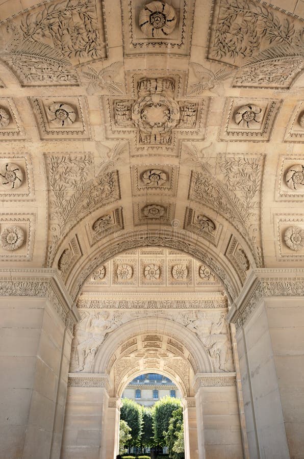 Bas-relief. stock image. Image of arch, paris, europe - 26964685