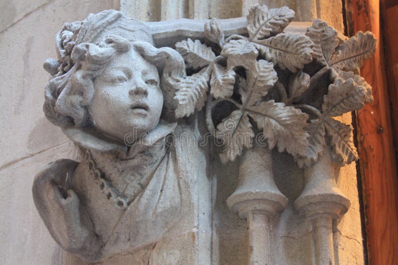 The Bas-relief Building in Venice Stock Image - Image of wall, streets ...