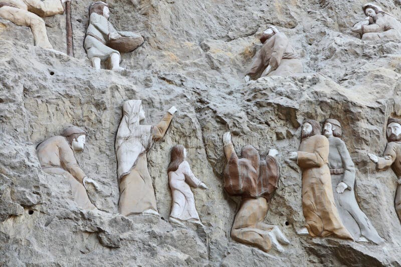 Bas Relief from Coptic Church Stock Image - Image of craft, temple ...