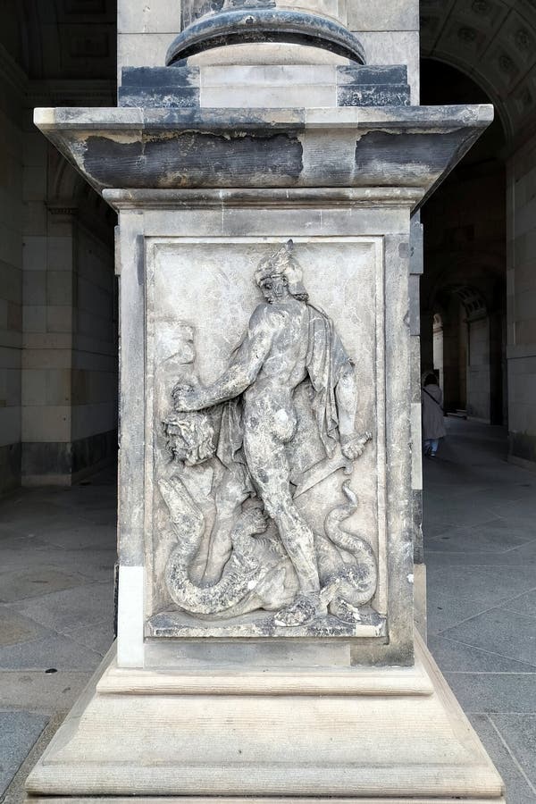 Bas Relief Decorating the Plinth of a Column, at the Gate of Semper ...