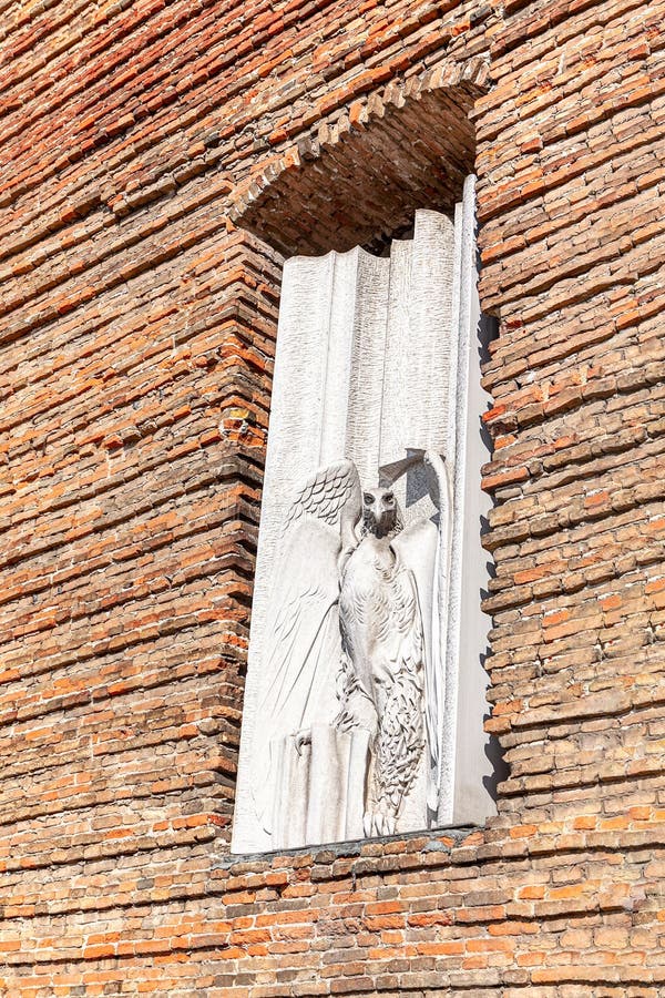 Bas relief of an eagle stock photo. Image of basrelief - 252062572