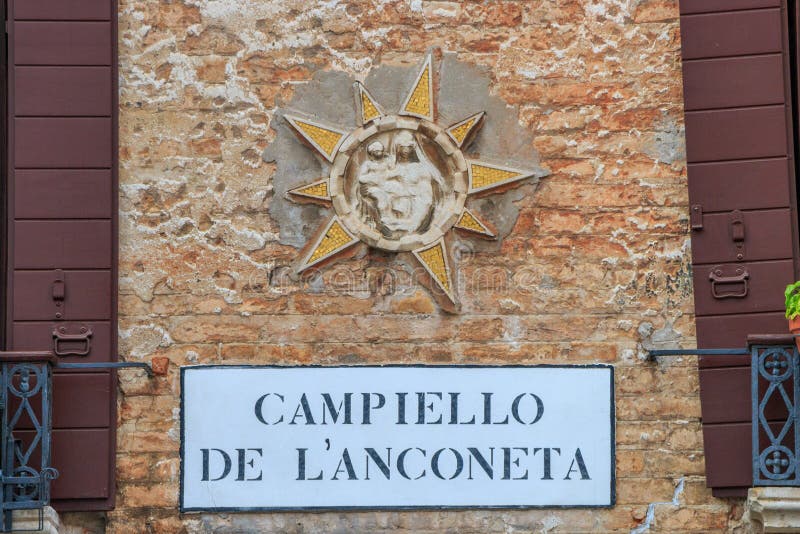 Bas-relief on a House in Venice Stock Image - Image of europe, italian ...