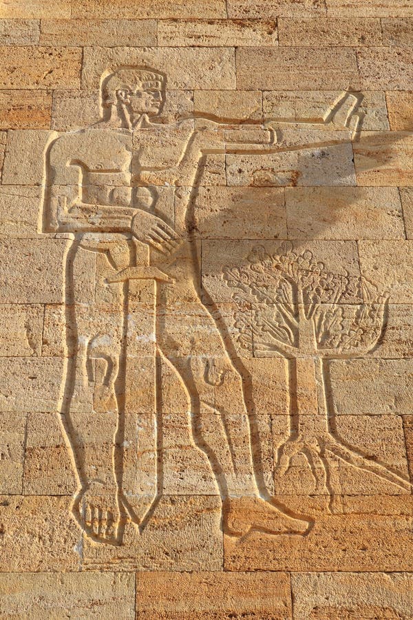 Bas Relief of Mausoleum of Ataturk in Ankara, Turkey Editorial Stock ...