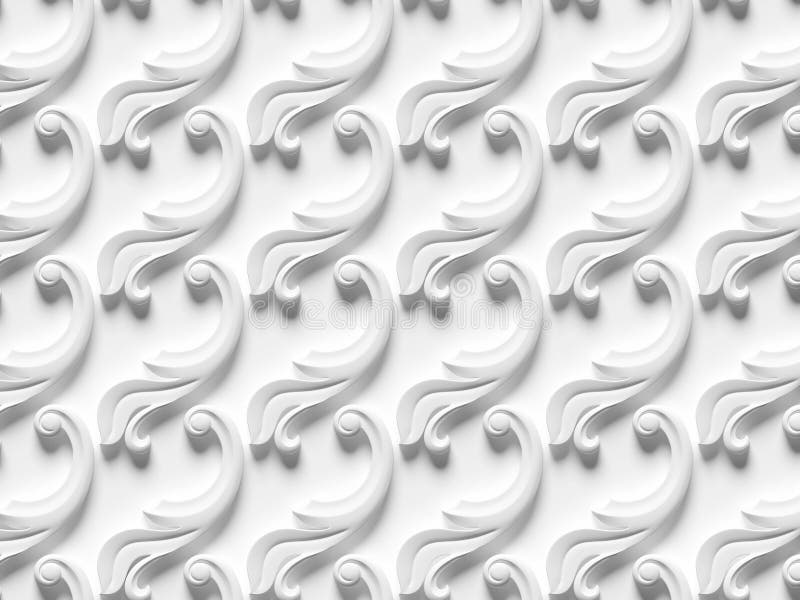 Bas-relief Seamless Texture Consisting of Various Elements of ...