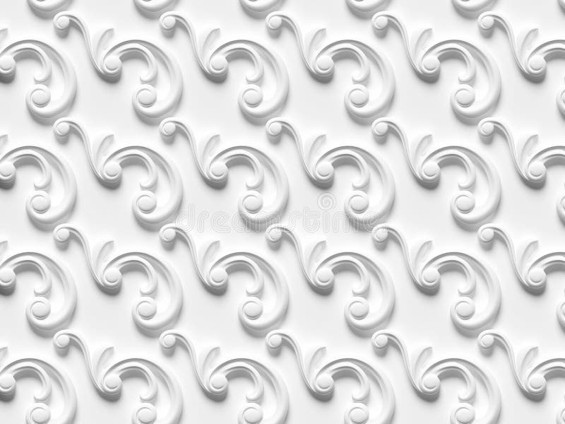 Bas-relief Seamless Texture Consisting of Various Elements of ...