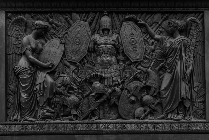 Bas relief in stone stock photo. Image of details, architectural - 74234490