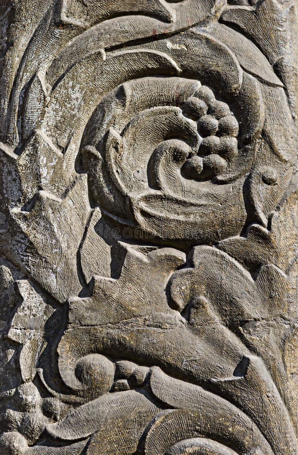 The Bas-relief on the Stone Stock Image - Image of architectural ...