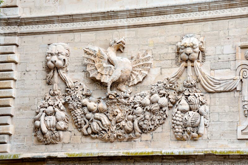 Bas Relief Texture stock photo. Image of thai, oriental - 108515652