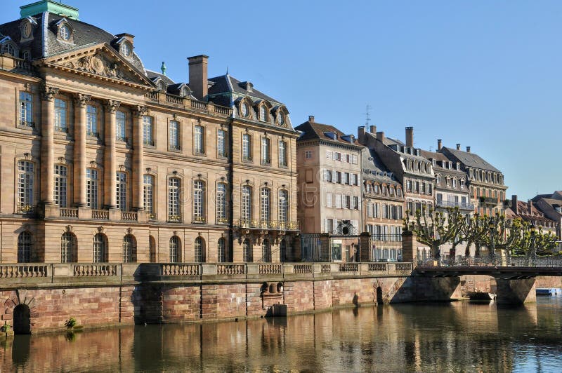 Bas Rhin, Le Palais Rohan in Strasbourg Stock Image - Image of touristy ...