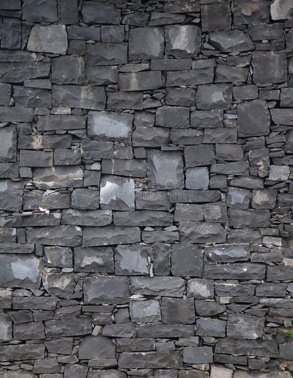 Basalt blocks wall stock photo. Image of blocks, barrier - 35681744