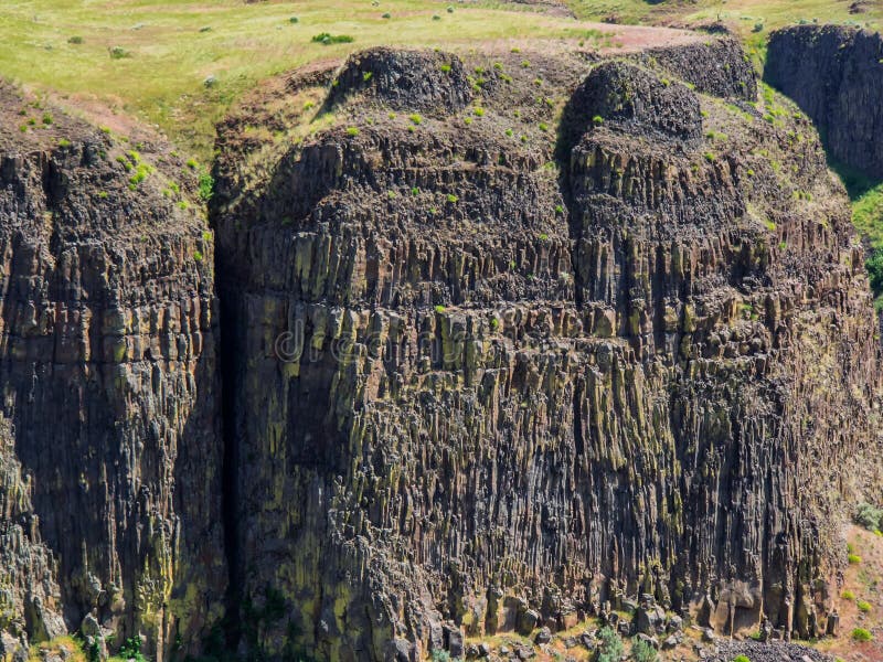 Basalt cliff stock photo. Image of cliff, formation, texture - 43813664