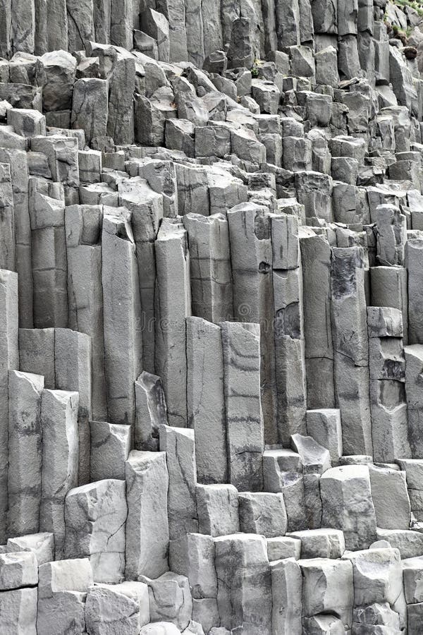 Basalt Column Formations at Reynisfjara Beach, Iceland Stock Image ...