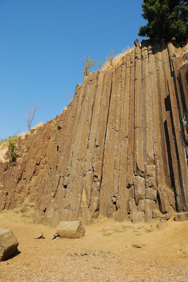 Basalt Columns stock image. Image of climbing, column - 25378911