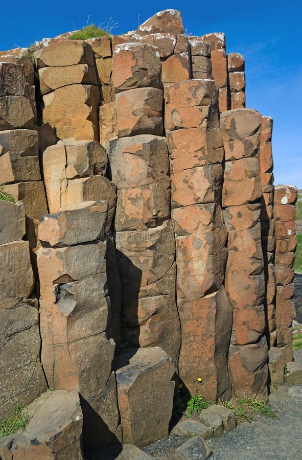 Basalt columns stock image. Image of phenomenon, tourism - 3874591