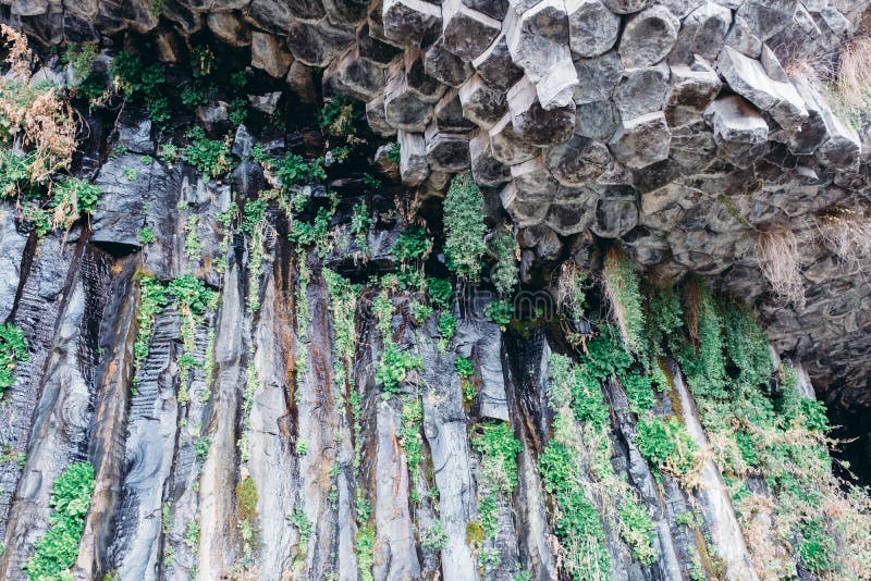 Basalt columns stock photo. Image of outdoor, gorge - 115906104