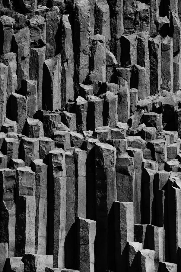 Basalt Columns in Iceland, Near Vik. Stock Image - Image of geology ...
