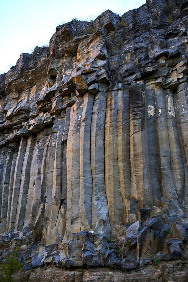 Basalt Columns, Natural Formations Stock Photo - Image of phenomenon ...