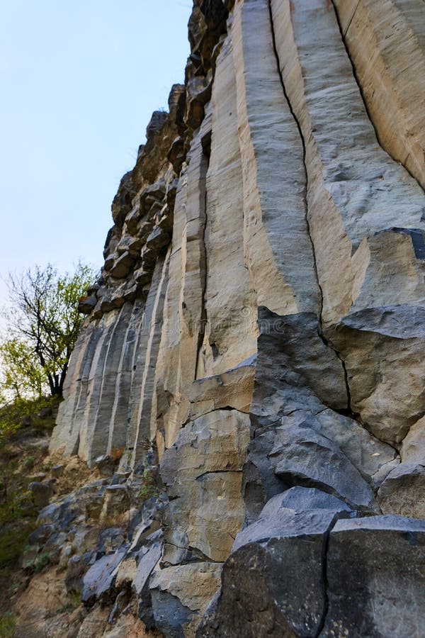 Basalt Columns, Natural Formations Stock Photo - Image of massif ...