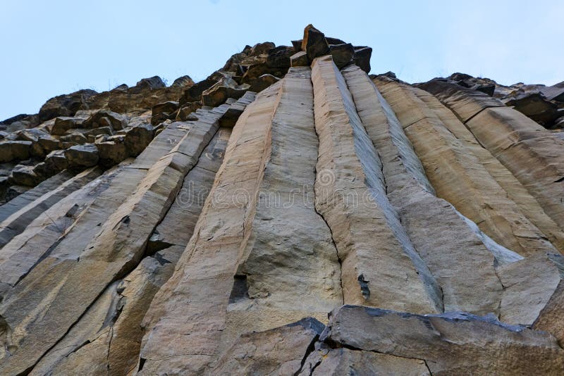 Basalt Columns, Natural Formations Stock Image - Image of geological ...
