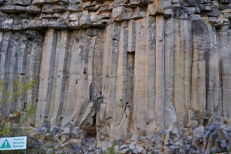 Basalt Columns, Natural Formations Stock Image - Image of massif, view ...