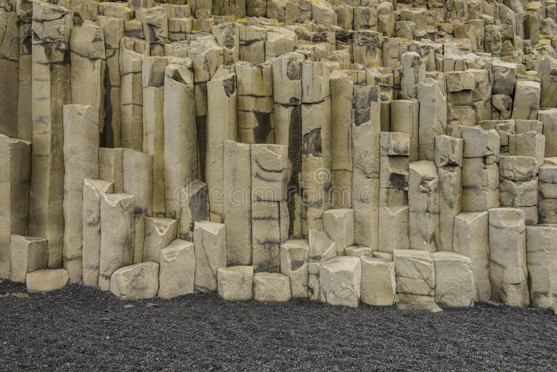 Basalt columns texture stock image. Image of mountain - 95879721