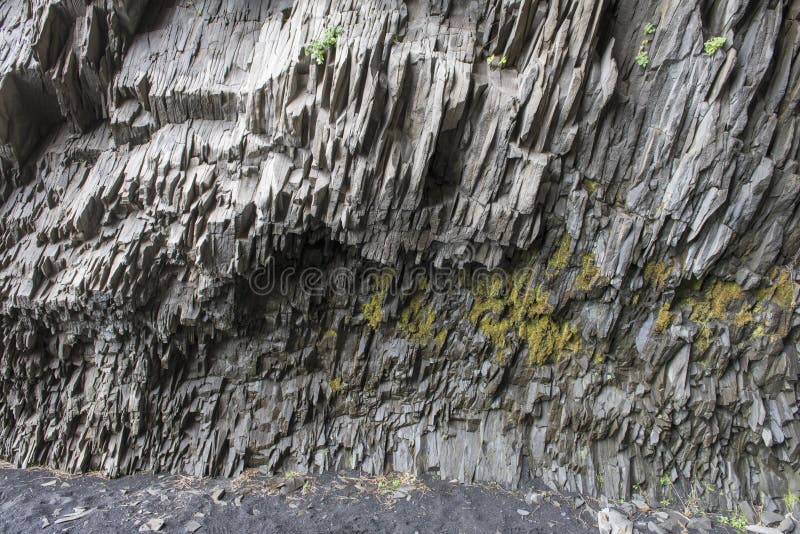 Basalt columns texture stock photo. Image of texture - 95880302