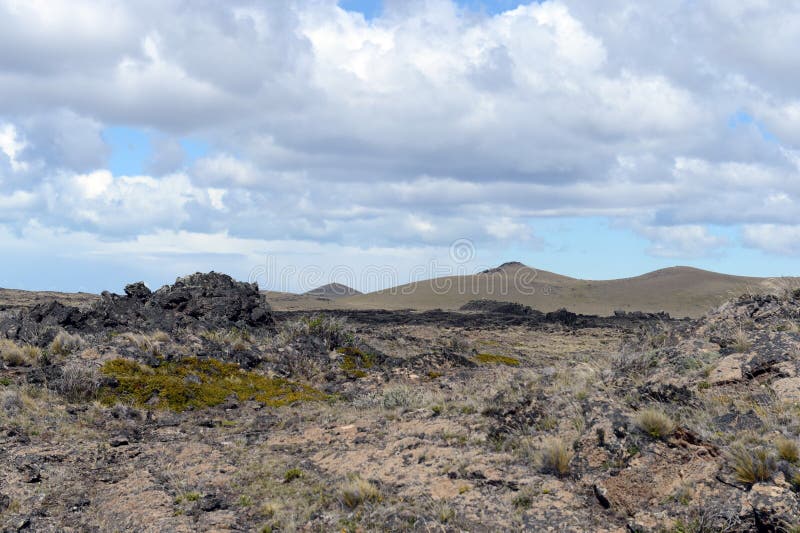Basalt Lava Rock Surface Texture From A Flow At Hawaii Volcanoes ...