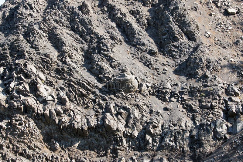 Basalt mine in Hungary stock image. Image of hill, lonely - 60595487