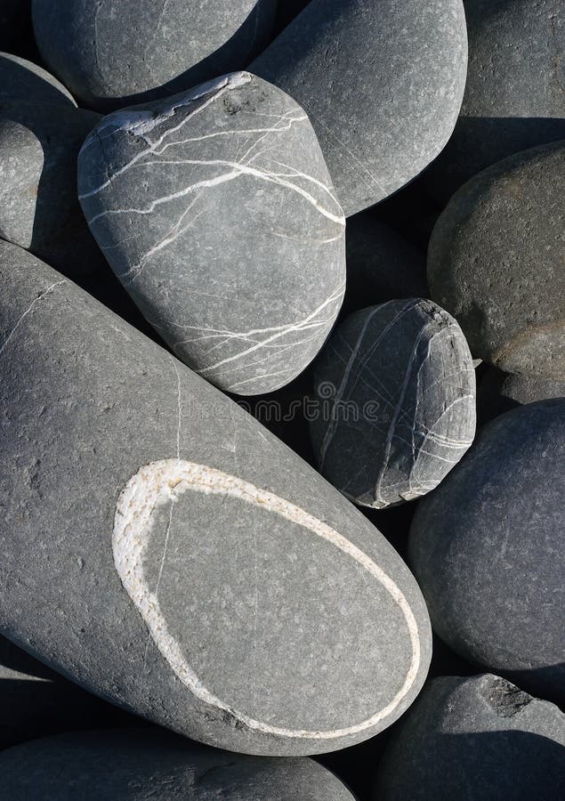 Basalt pebbles stock photo. Image of erosion, white, rock - 20686576