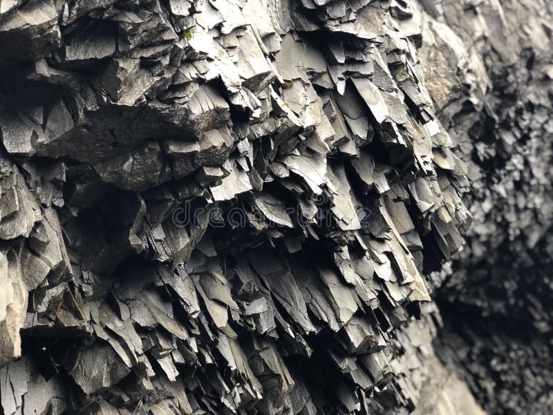 Cracked basalt face stock image. Image of texture, streaked - 2005907