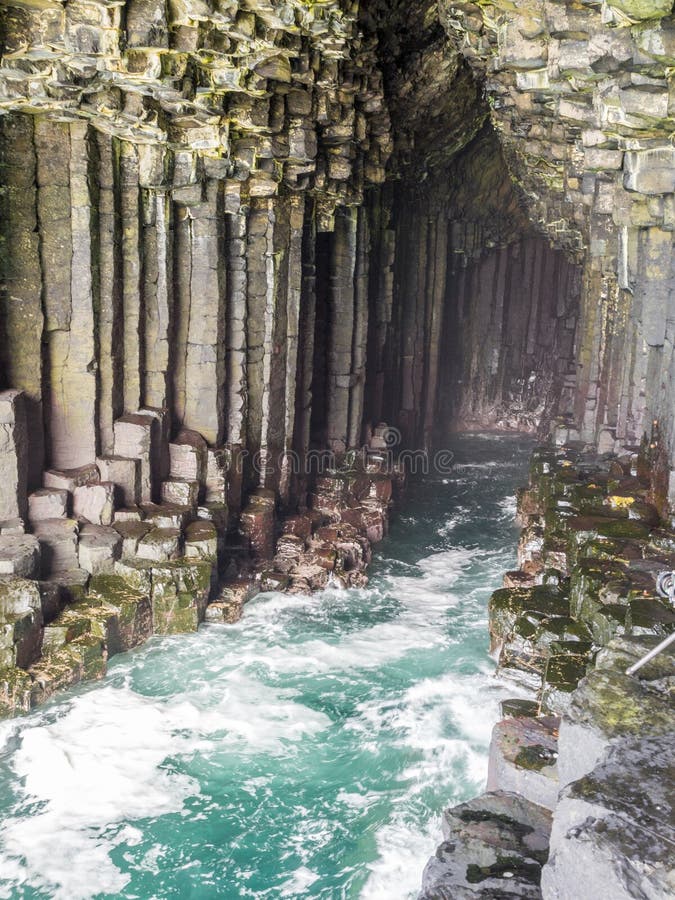 Basalt rock stock photo. Image of coast, basalt, staffa - 74995314