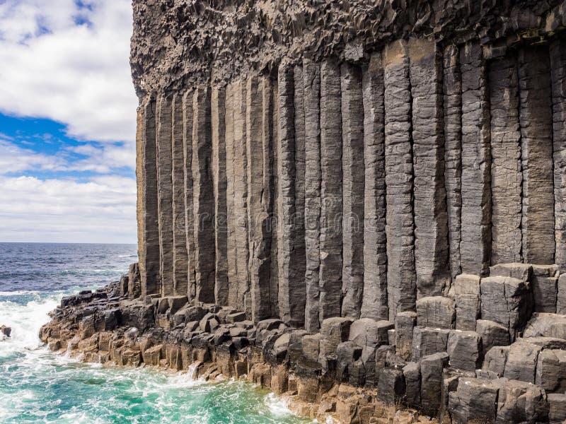 Basalt rock stock image. Image of tourism, terrain, rock - 74995347