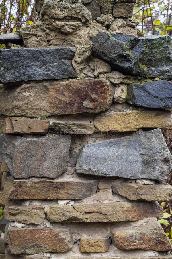 Basalt Rock Wall Background - Stone Wall Surface Pattern Stock Photo ...