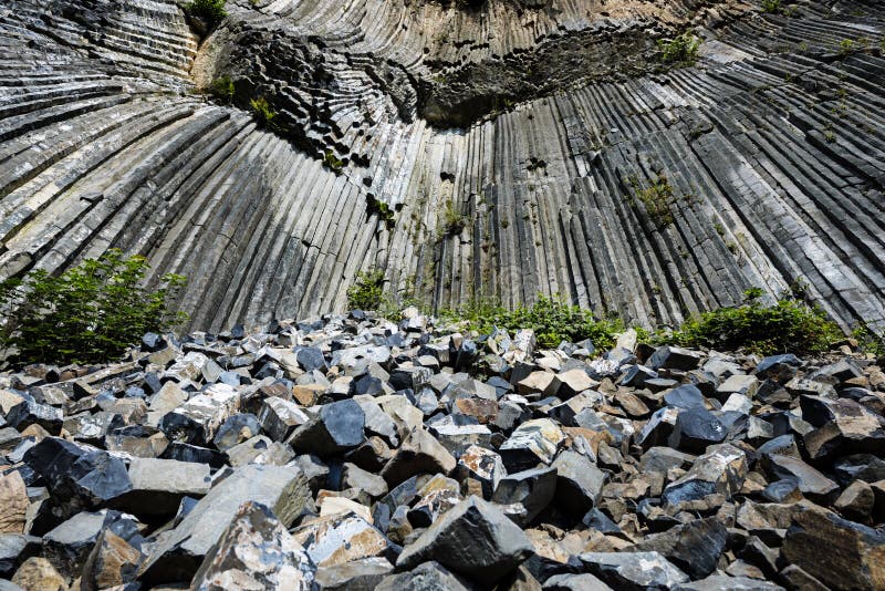 Basalt rock stock photo. Image of interesting, abstract - 56995642