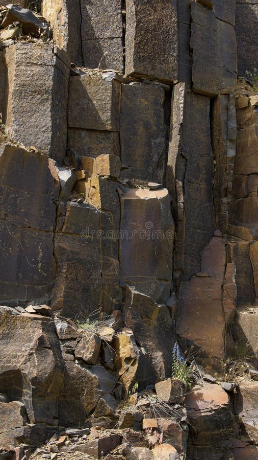 Basalt stones stock photo. Image of environment, industry - 261253706