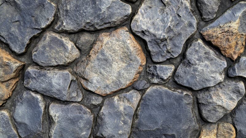 Basalt Texture Rock Wall Background Stock Illustration - Illustration ...