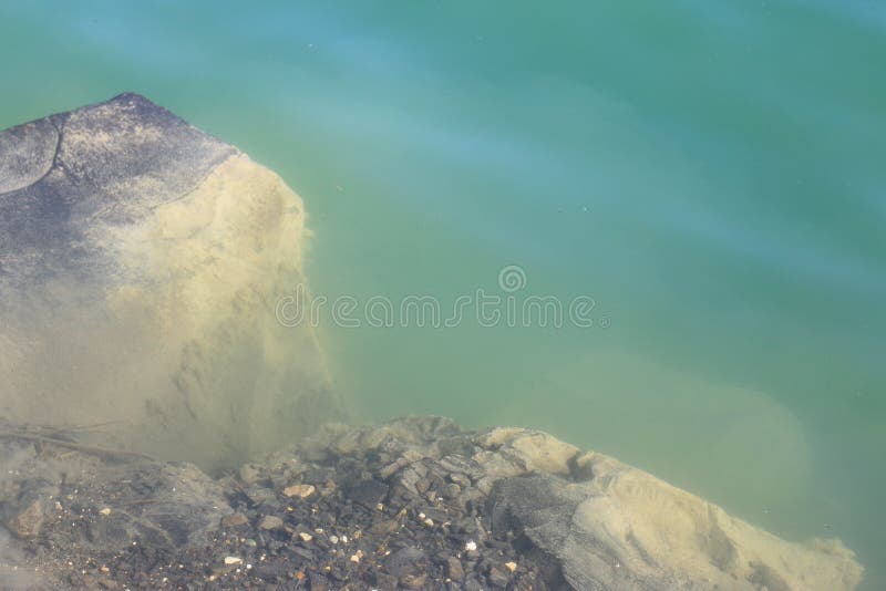 Basalt under water stock image. Image of landmark, climbing - 117718437